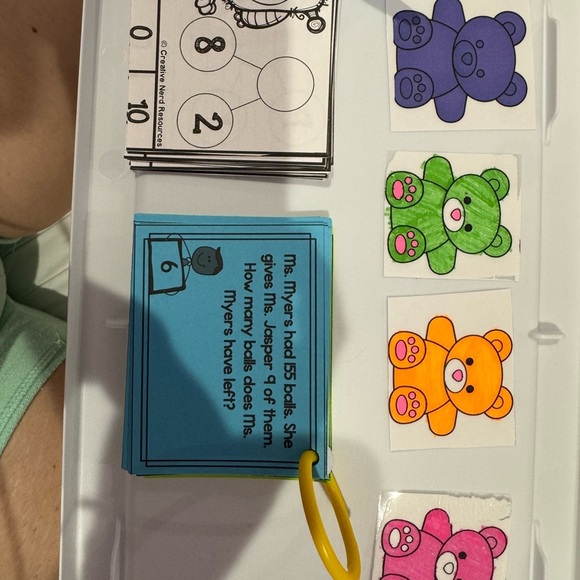 Toys | Colorful Bear Counting Cards For Kids | Poshmark